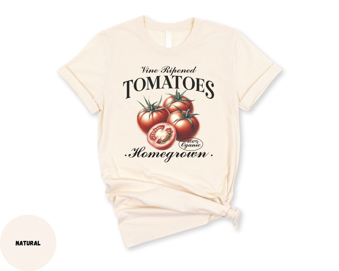 Cute Homegrown Tomatoes Tshirt, Fruit Women Shirt, Cute Mother Gift ...
