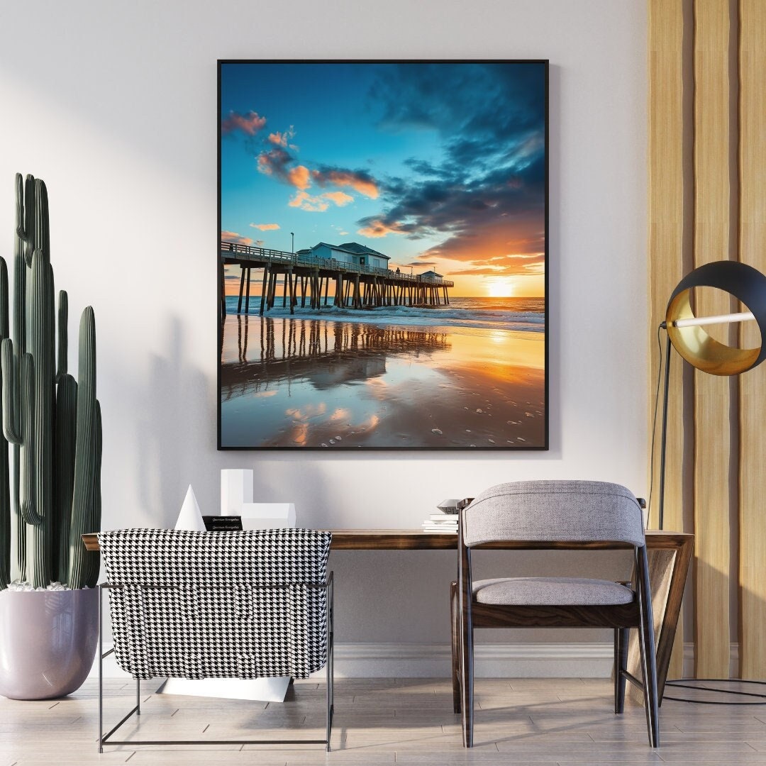 Wall Art, Ocean Print, Beach Wall Art Prints, Surfing Print, Printable ...