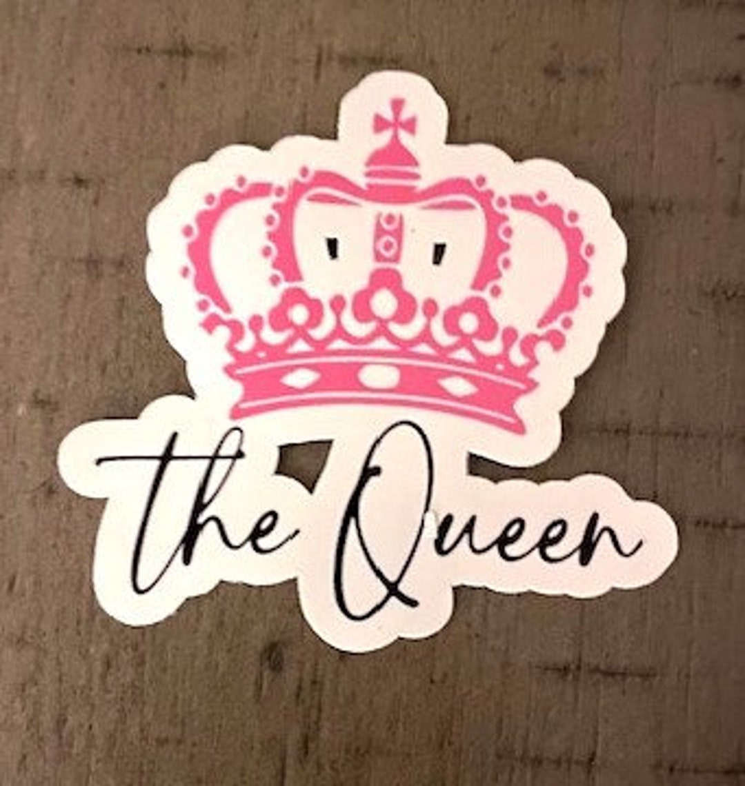 The Queen Stickers|queen Crown Sticker|waterproof Decal for Laptop ...