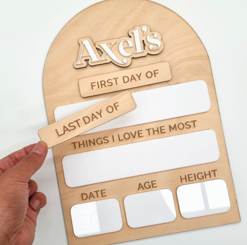 First Day Sign, Last Day Sign, My Last Day, Back to School Photo Prop ...