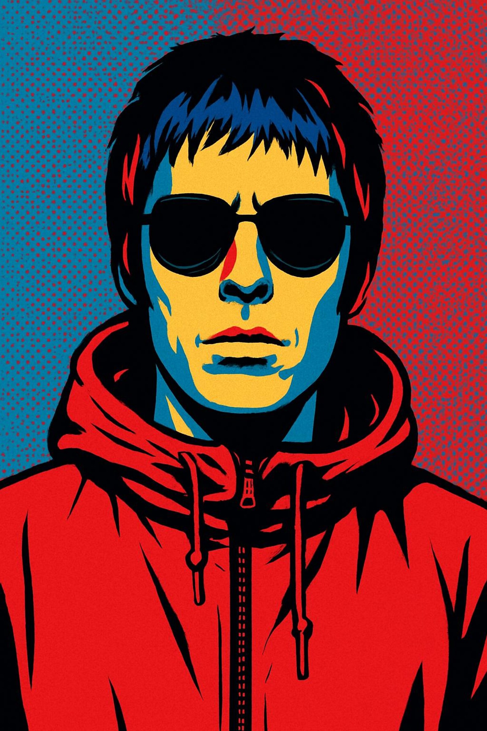 Liam Gallagher Digital Britpop Print - Etsy