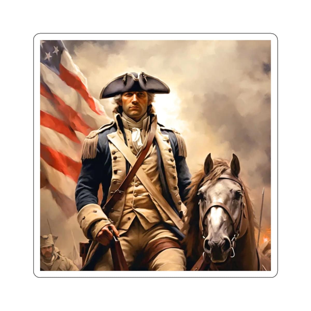 GEORGE WASHINGTON STICKER - Etsy