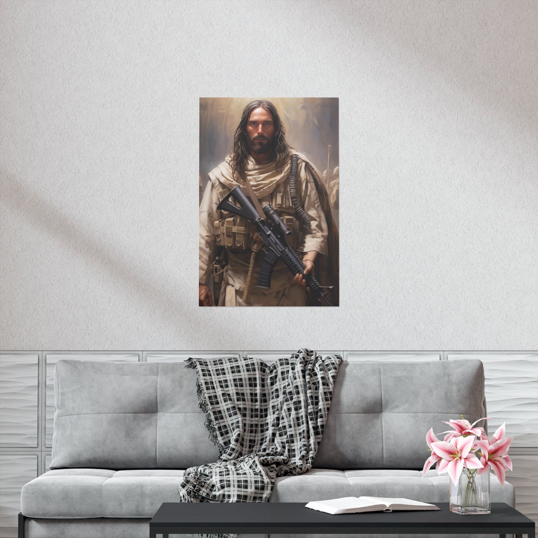 TACTICAL JESUS POSTER - Etsy