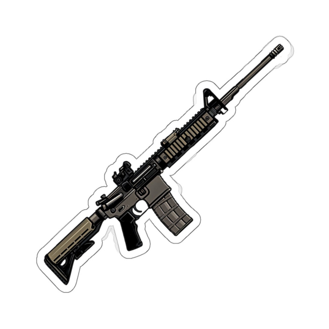 RIFLE STICKER Popular Right Now, Gift for Him, Gift for Her, Trending ...