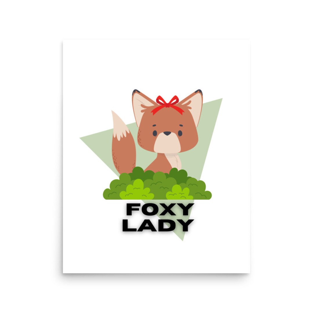 Foxy Lady Poster - Etsy