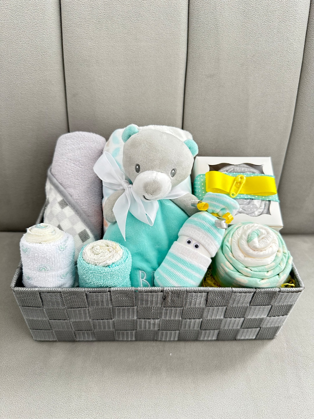 Baby Neutral Gift Basket/new Baby Gift Basket/baby Shower Gift/welcome ...