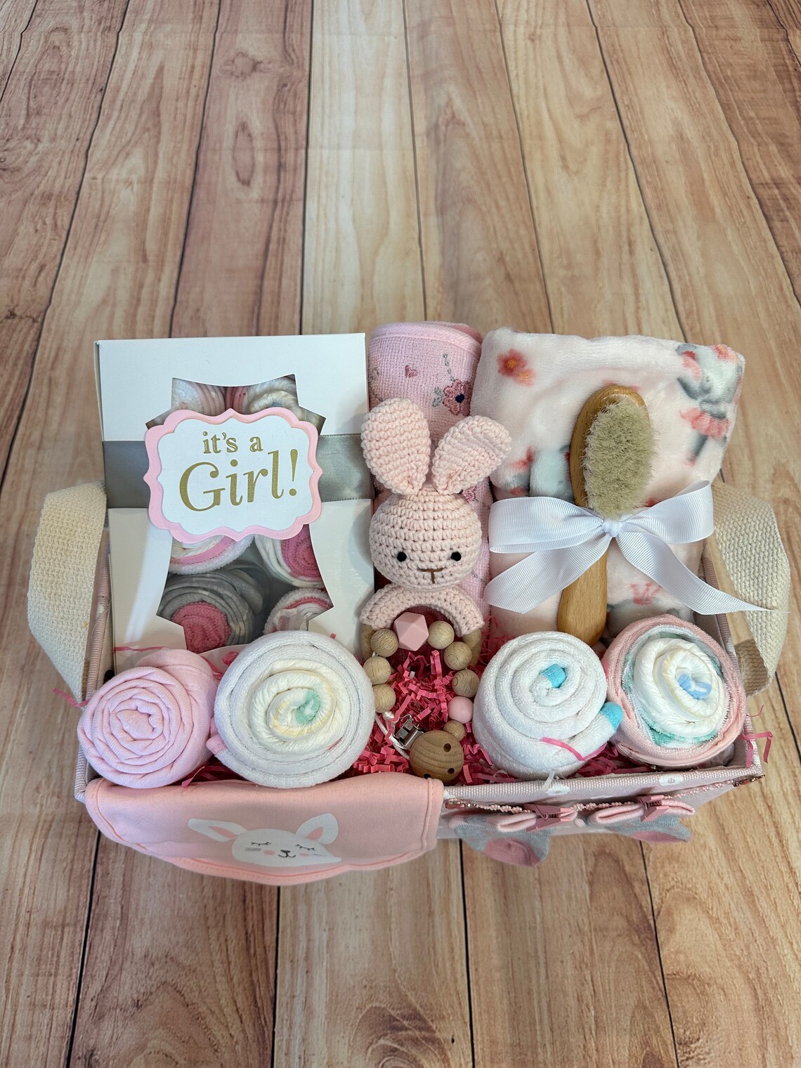 Deluxe Baby Girl Gift Basket/newbaby Gift Basket/baby Shower Gift ...