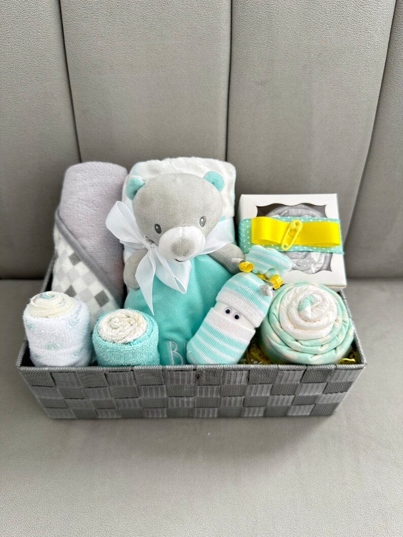 Baby Neutral Gift Basket/new Baby Gift Basket/baby Shower Gift/welcome ...