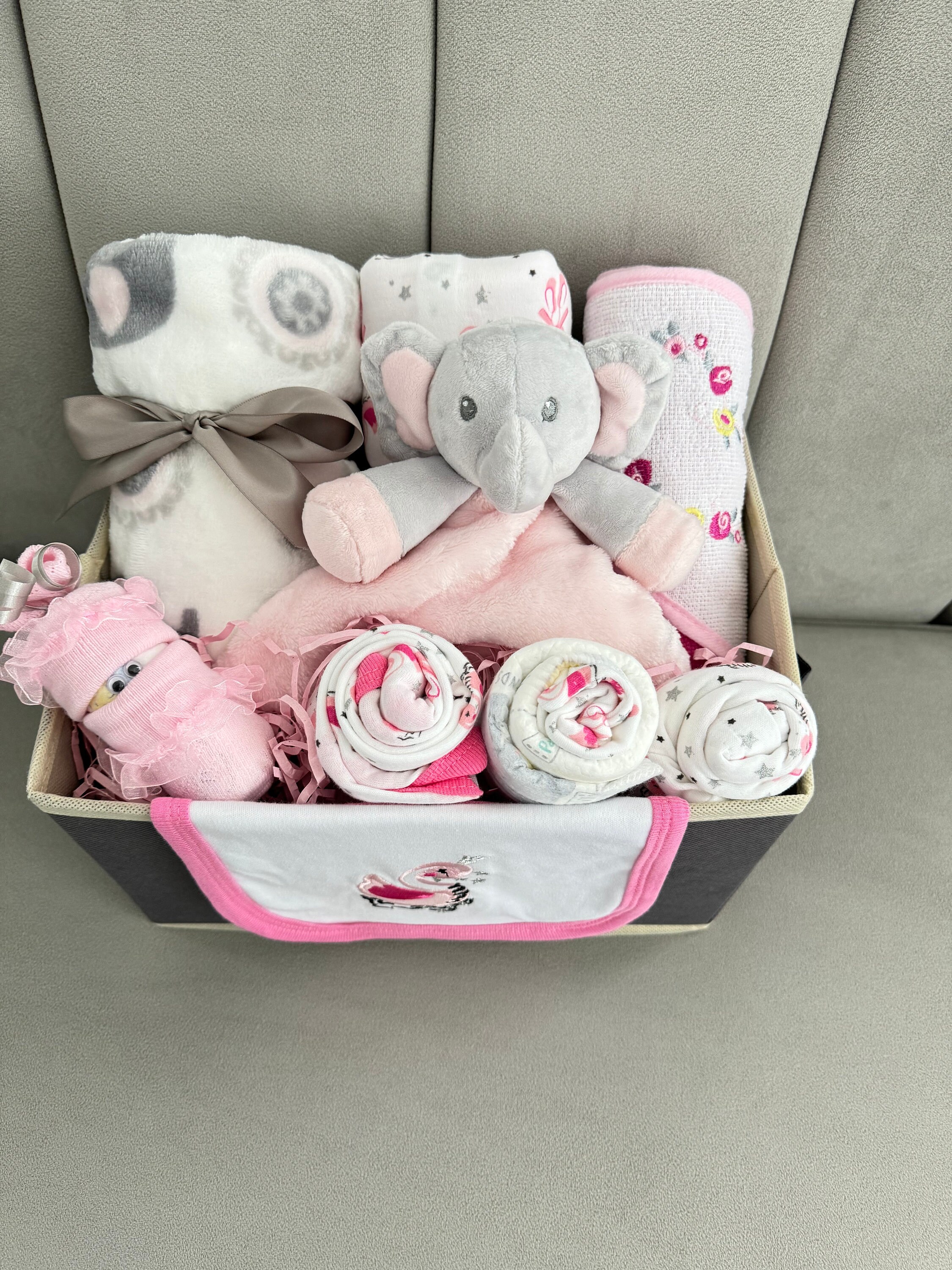 Baby Boy Gift Basket: Blanket, Outfit Set & Bath Towel - Etsy