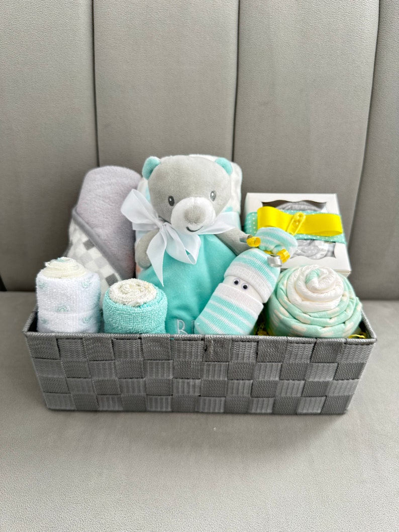 Baby Neutral Gift Basket/new Baby Gift Basket/baby Shower Gift/welcome ...
