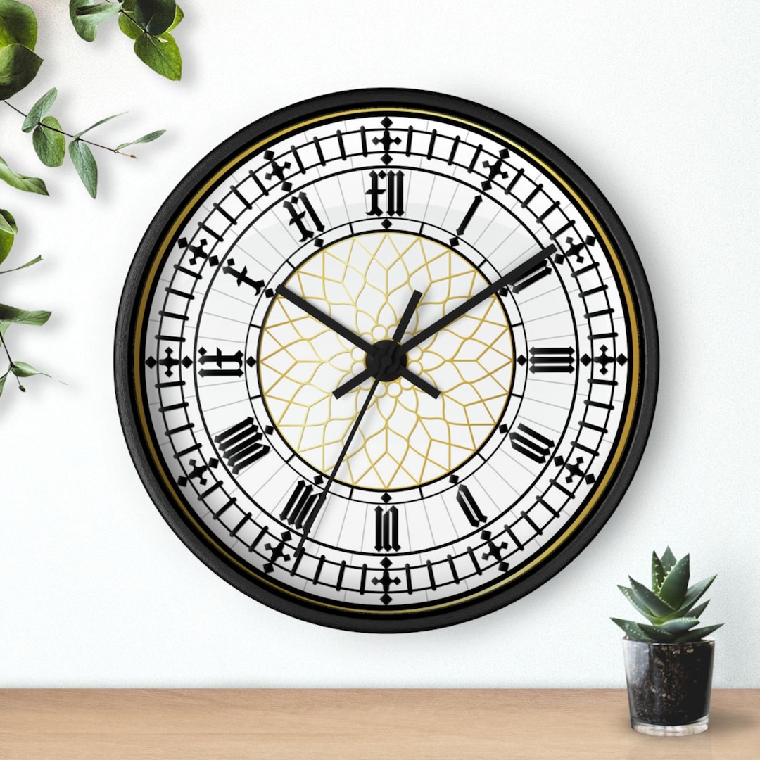 Big Ben Tower Clock Inspired Wall Clock | Historical Decor, Artistic ...