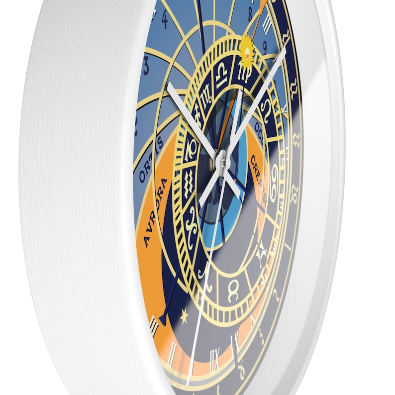 Prague Orloj Astronomical Clock Inspired Wall Clock | Historical Decor ...