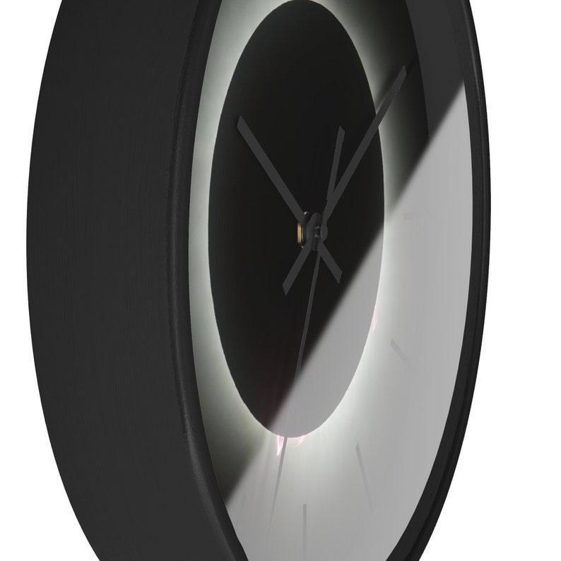 Total Solar Eclipse Commemorative Wall Clock Celestial Event Timekeeper ...