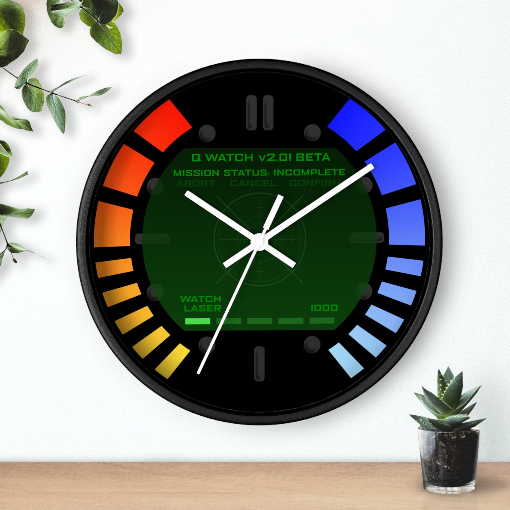 007 James Bond Goldeneye Wristwatch Style Wall Clock Unique, Silent ...