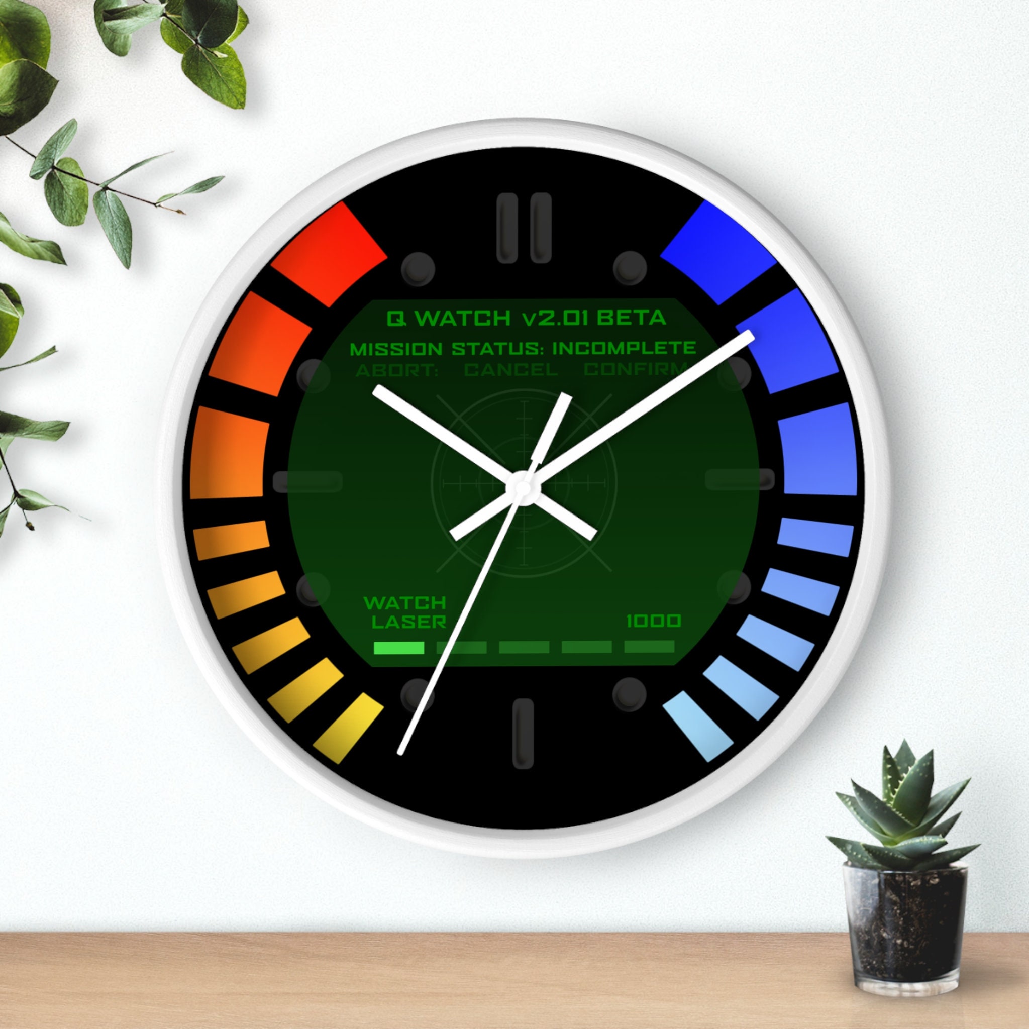 007 James Bond Goldeneye Wristwatch Style Wall Clock Unique, Silent ...