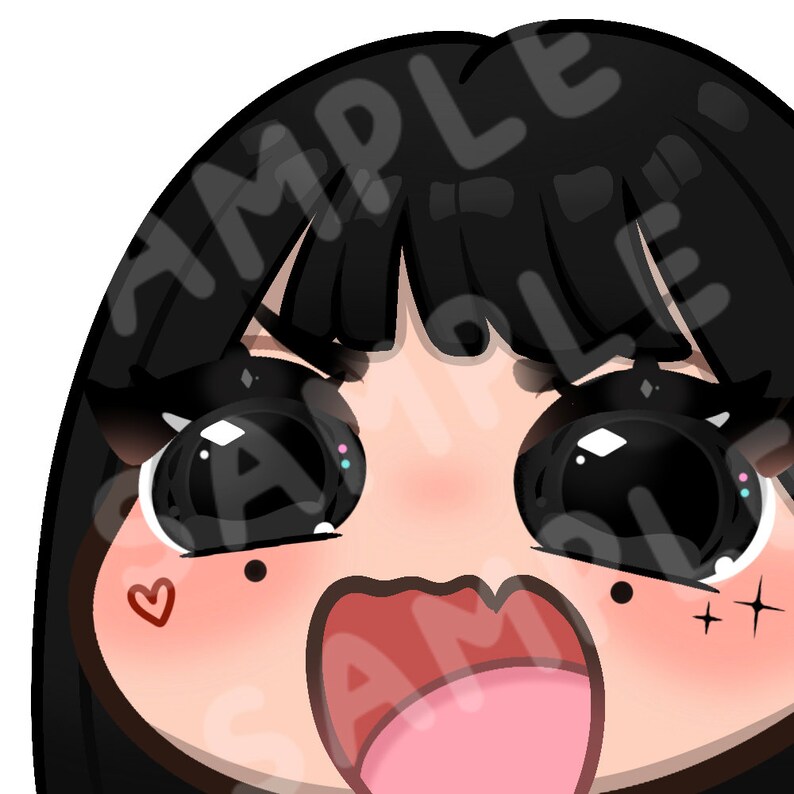Angy YCH Emote, Cute Angry Mad Custom YCH Chibi Emote for Twitch ...