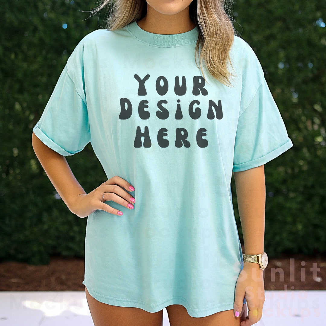 Chalky Mint Comfort Colors Mock up Comfort Colors C1717 Mint - Etsy