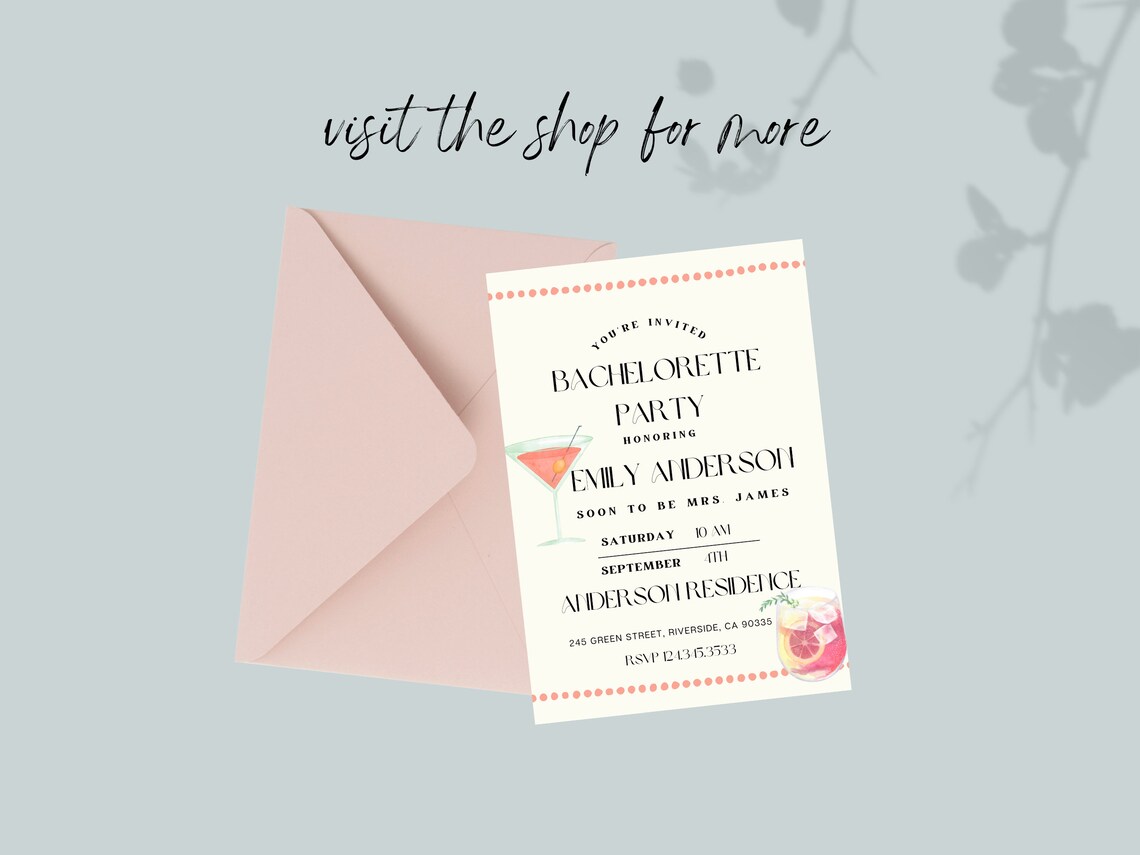 Personalized Bachelorette Party Invites: Create Your Dream Celebration ...