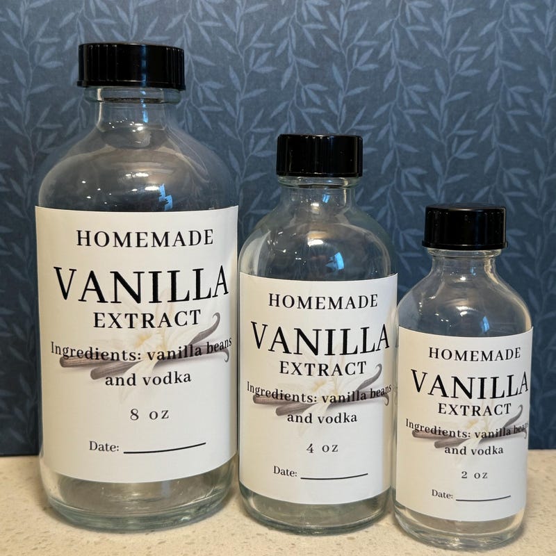 Vanilla Labels - Etsy
