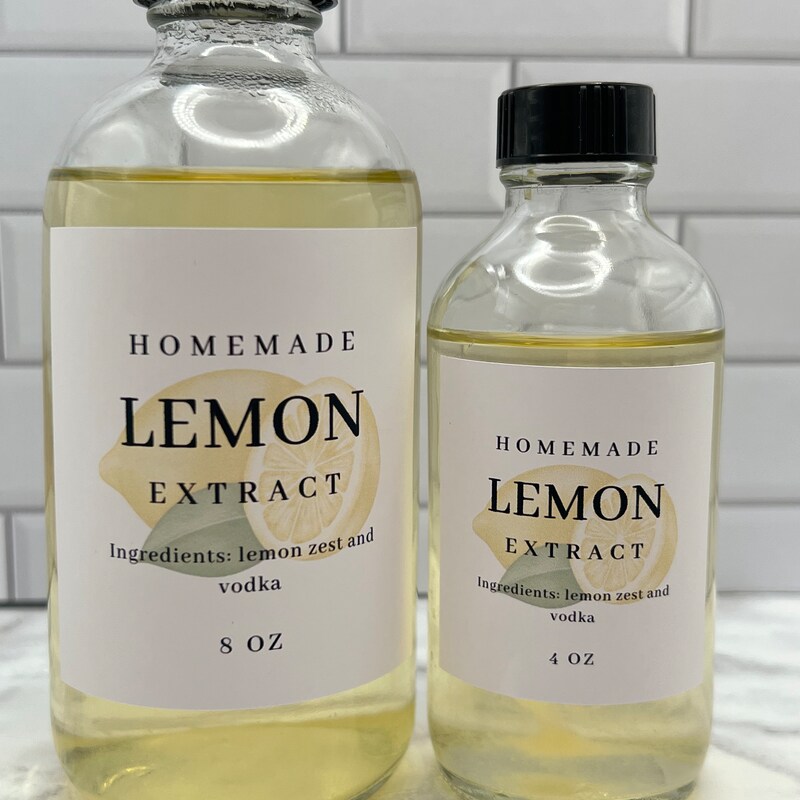 Lemon Extract - Etsy