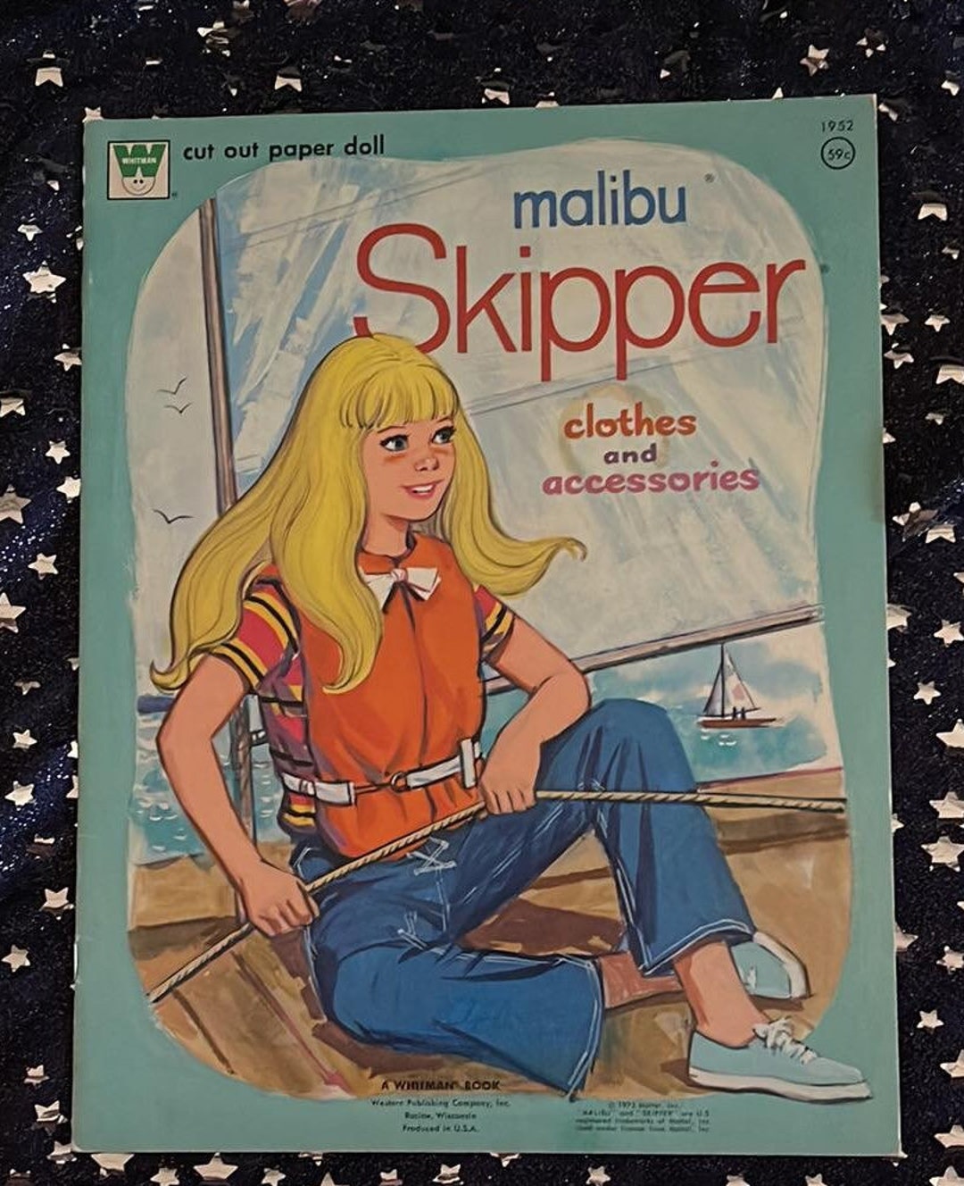 Vintage 1973 Malibu Skipper Paper Doll Clothes and Accessories Mattel ...