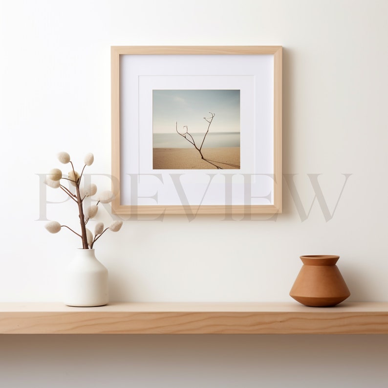 8 Boho Square Frames Bundle | Home Interior Decor | Blank Wall Art ...