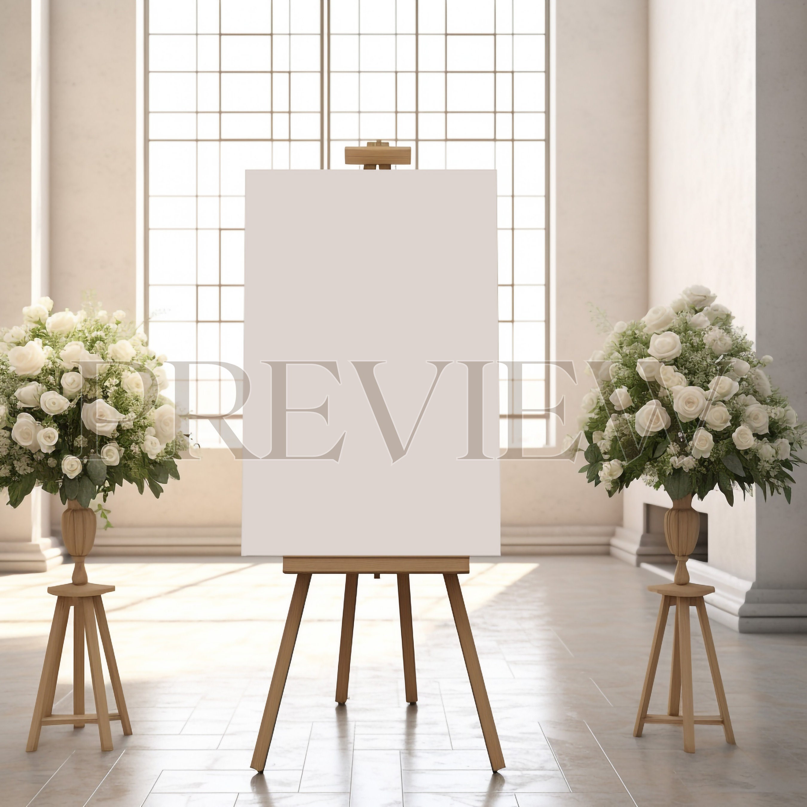 10 Easel Mockups Vertical Canvas Easel Mockup Bundle Welcome Sign ...