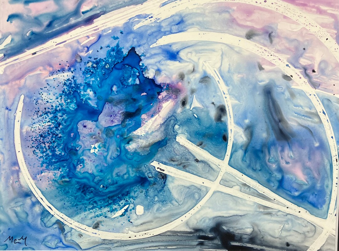 Abstract Water Splash Art, Sea Spray Art, Abstract Water Themed Art ...