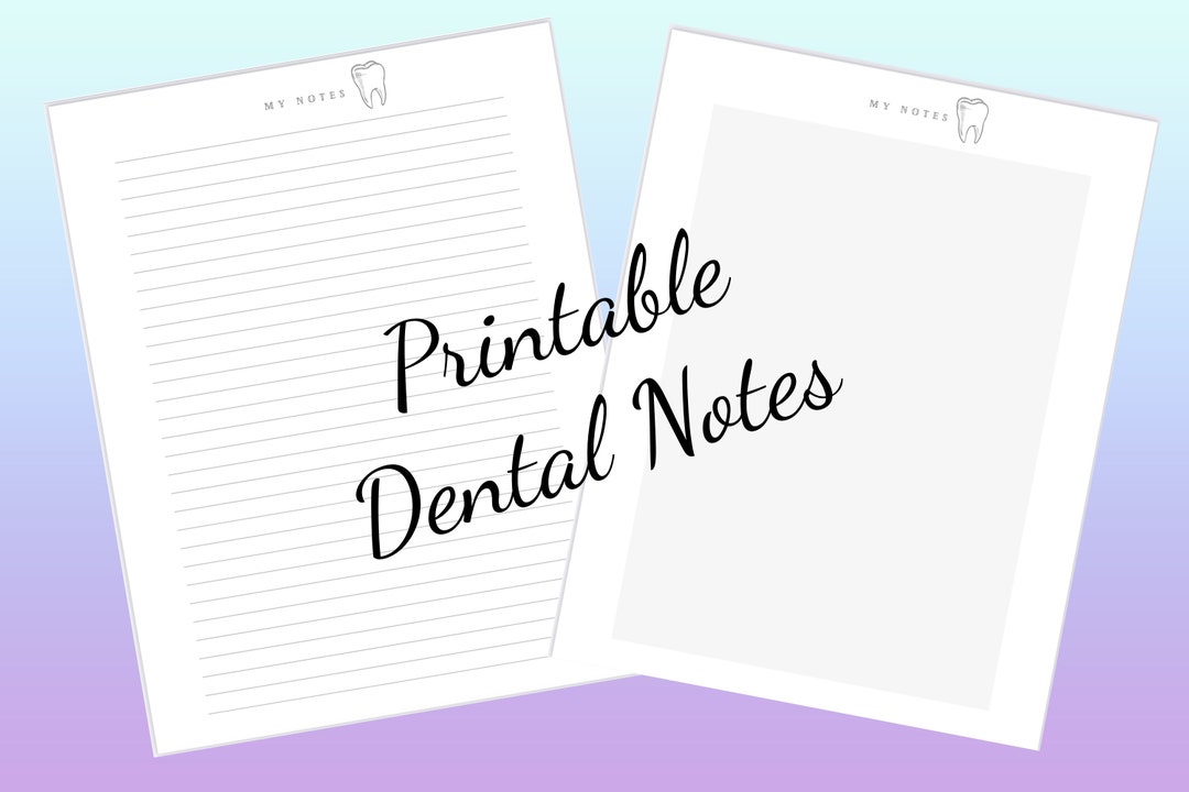 Digital Dental Notes | Dentistry Notes | Dental Hygiene Notes | Dental ...