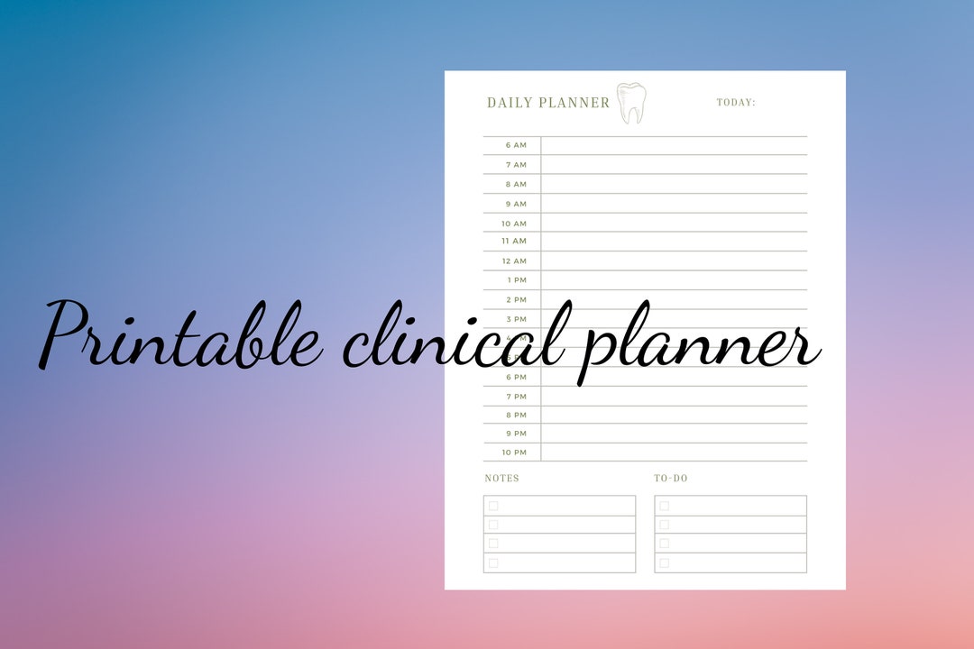 Digital Dental Planner | Dentistry Planner | Dental Hygiene Clinicals ...