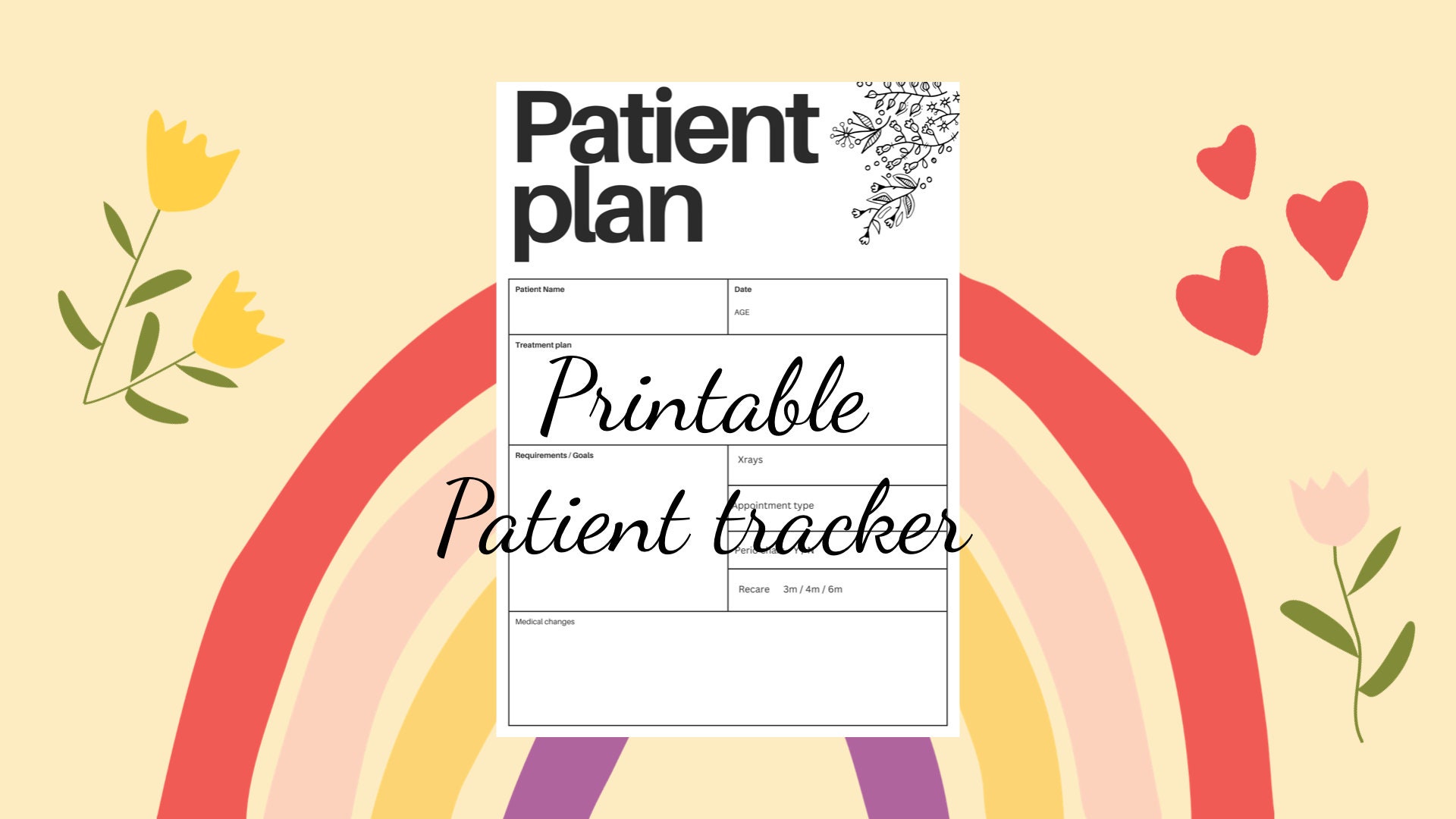 Digital Patient Planner | Patient Tracker | Dental Hygiene Student ...