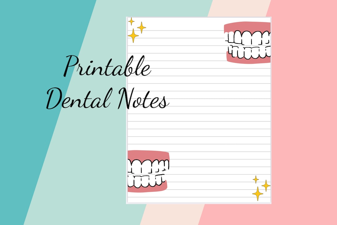 Digital Dental Notes | Dentistry Notes | Dental Hygiene Notes | Dental ...