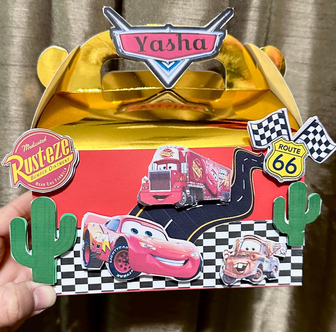 3D Customizable Cars Cardboard Favor Box, Treat Box - Etsy
