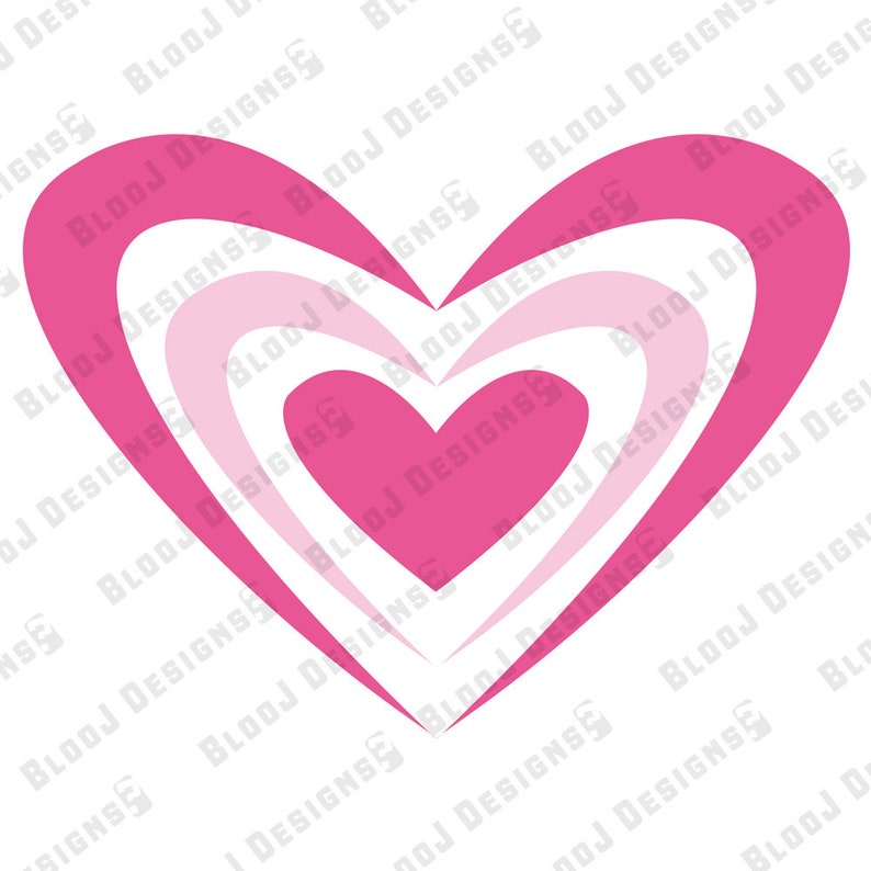 Heart Echo Logo Instant Digital Download Pngsvgpdfpsdjpg - Etsy