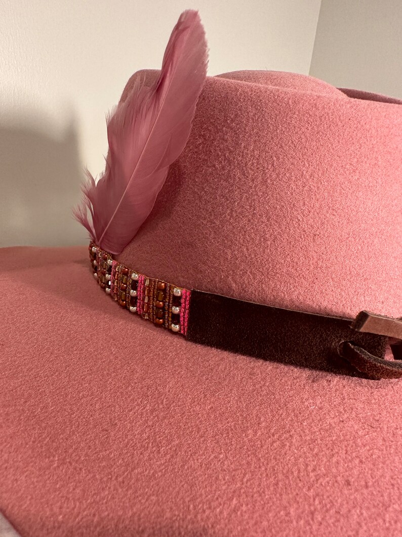 Southwest Hat Band / Beaded Hat Band / Hat Decoration / on Loom / Woven ...