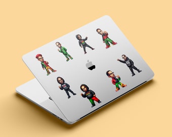 Monkey Sticker Pack Laminated Vinyl Waterproof Stickers - Etsy