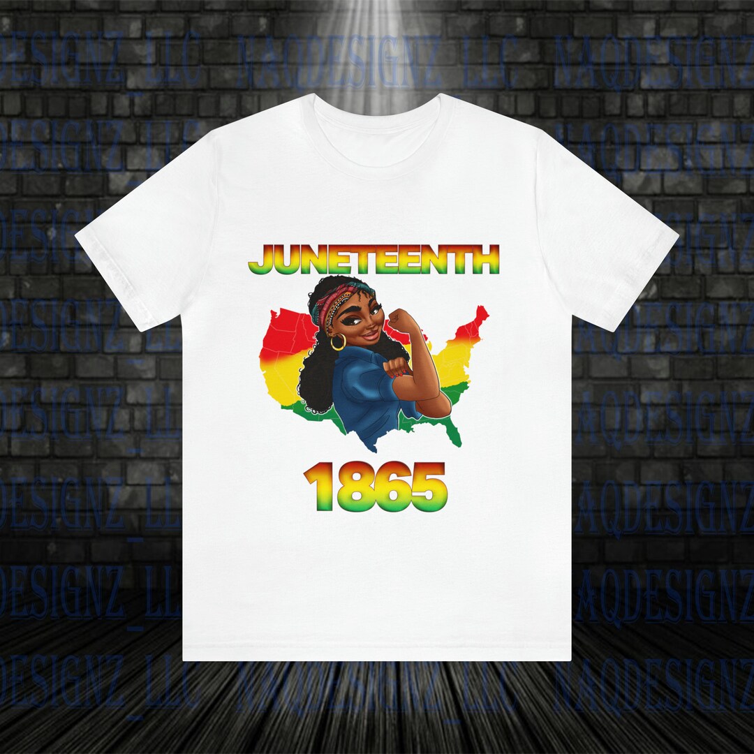 Juneteenth Girl Power Unisex Jersey Short Sleeve Tee - Etsy