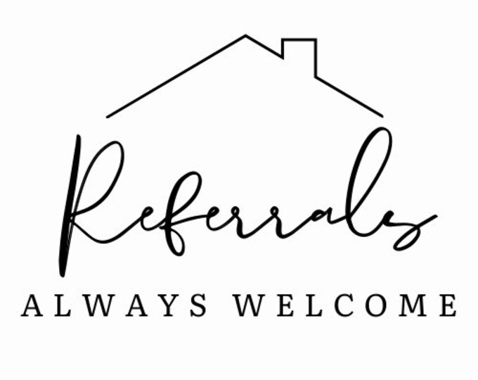 Referral Sticker Design - Etsy
