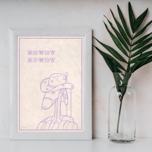 Cowboy Aesthetic | Star Wars Inspired | Minimalist Droid Poster ...