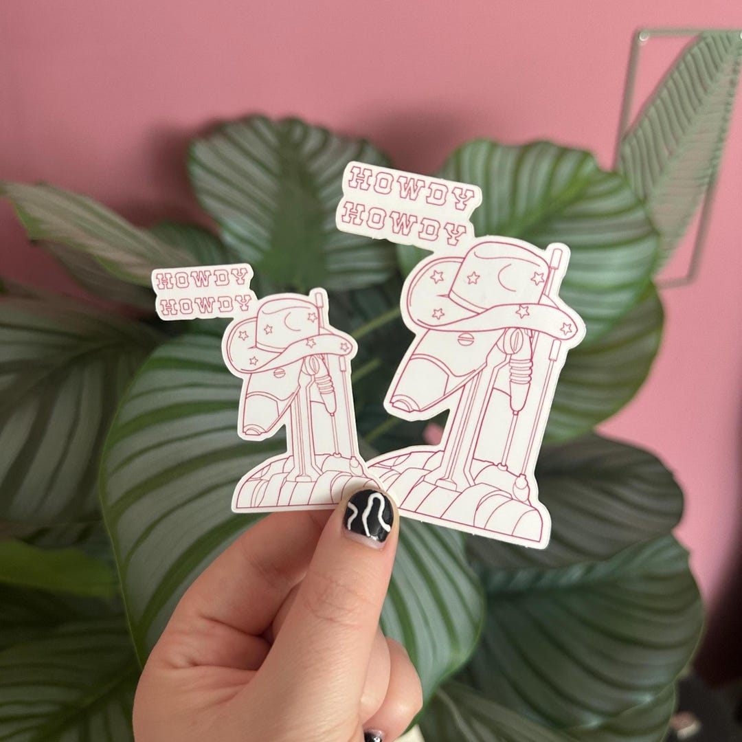 Cowboy Droid Sticker | Cute Stickers | Fandom Merch | Star Wars ...