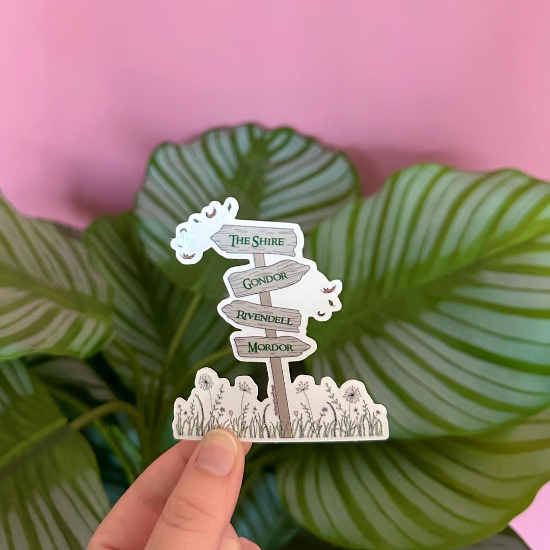 LOTR Signs Sticker | Cute Stickers | Fandom Merch | LOTR Inspired ...