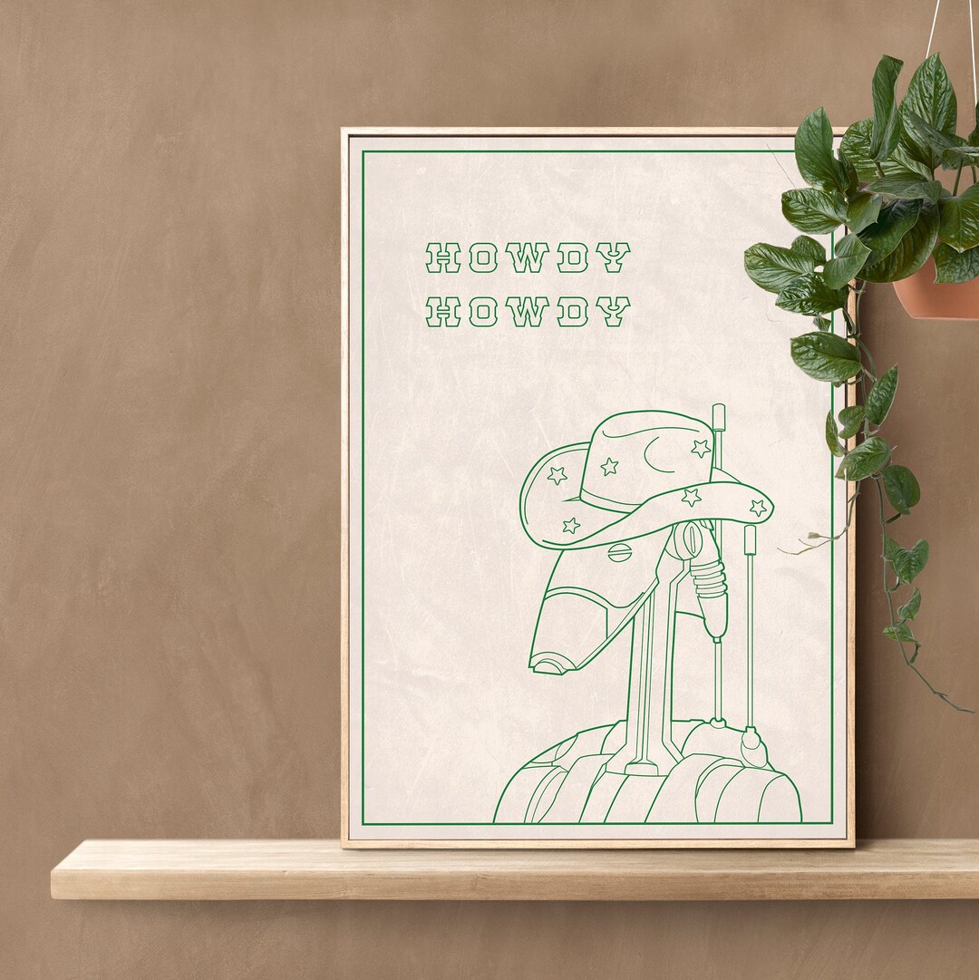 Cowboy Aesthetic Star Wars Inspired Minimalist Droid - Etsy