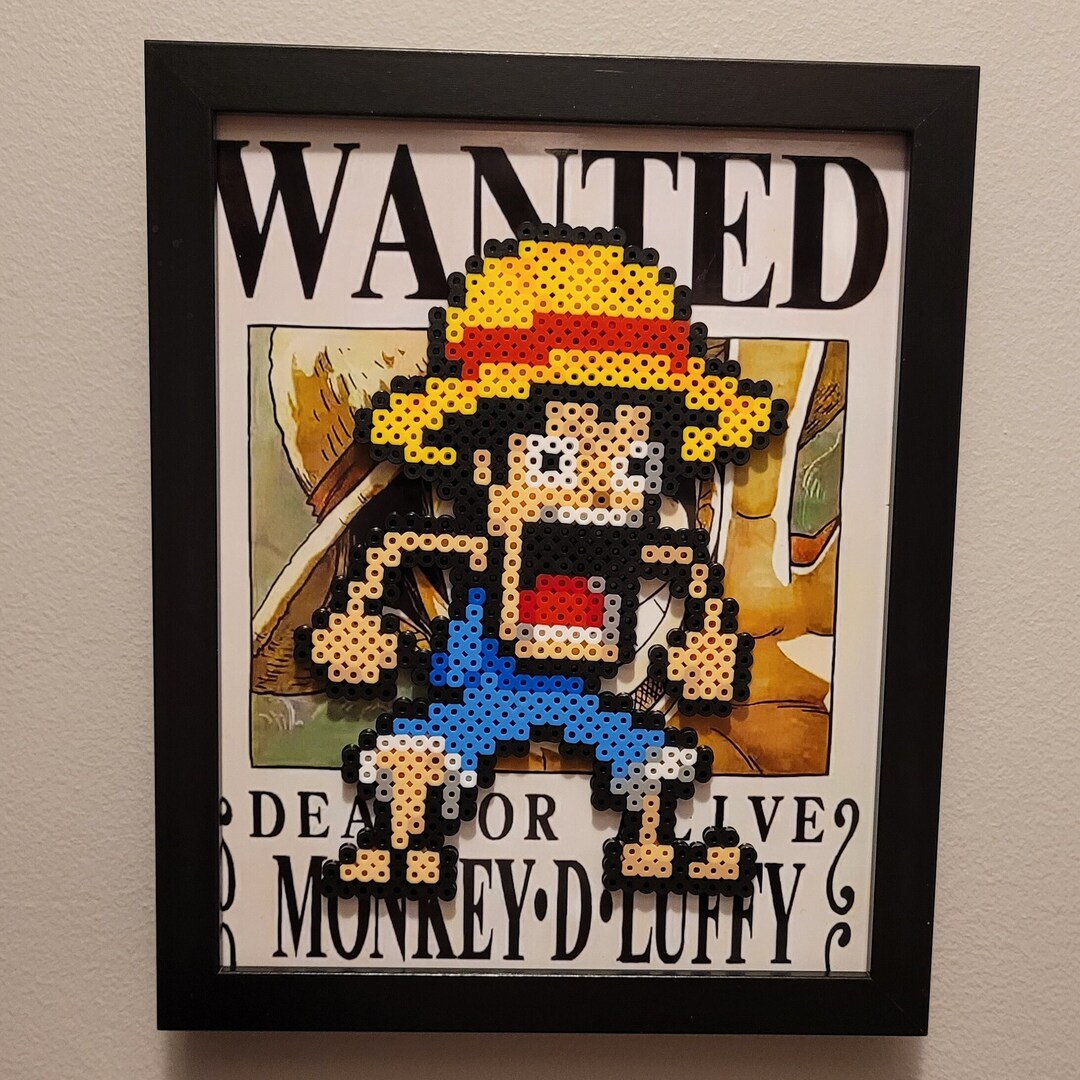 Luffy One Piece - 8x10 Frame - Etsy