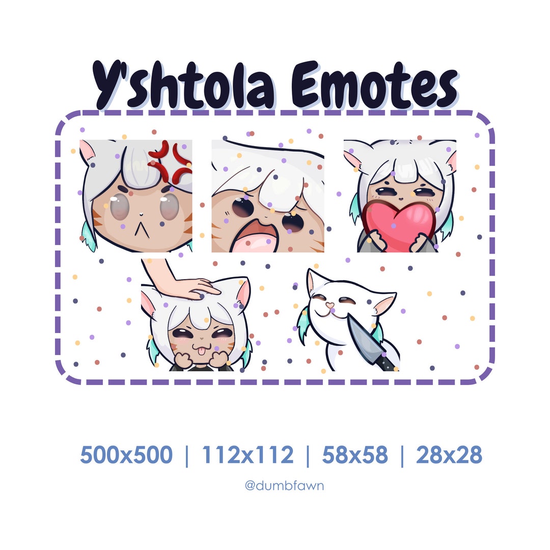 FFXIV Y'shtola Twitch Emotes || Discord Emotes - Youtube Emotes ...