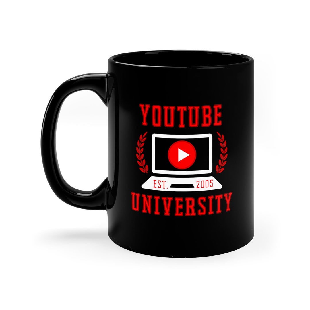 Youtube University Mug, University of Youtube, Gift for Dad, Funny Gift ...