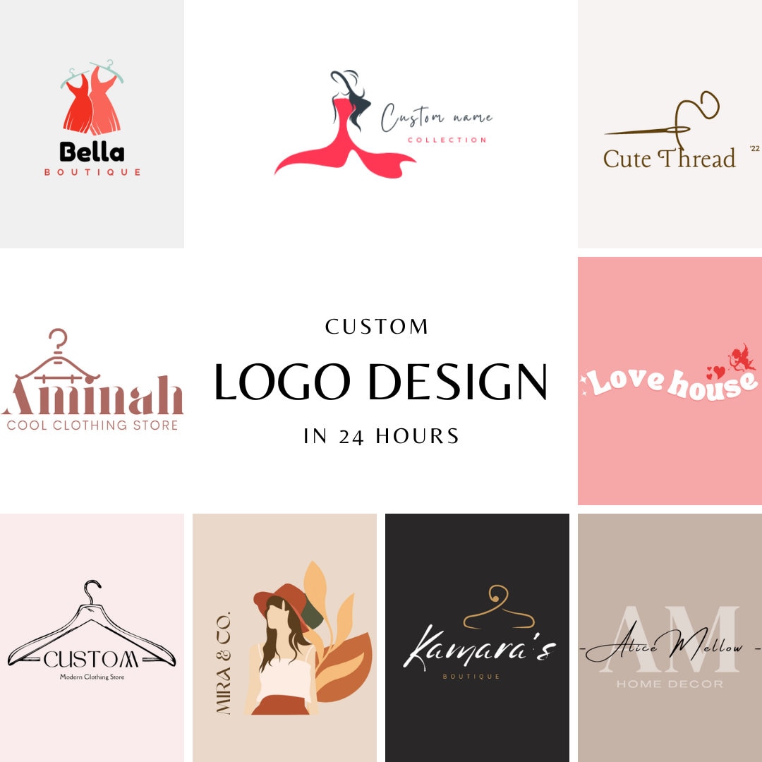 Clothing Fashion Shop Custom Logo Design Services | Professional Brand ...