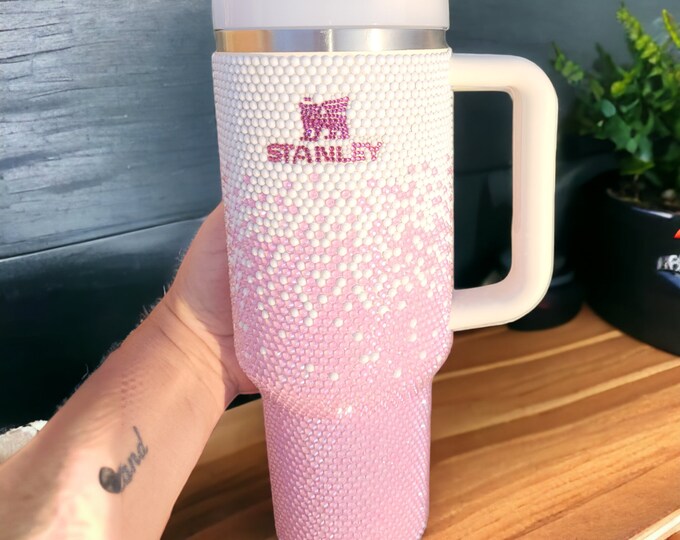 Bedazzled Pink Stanley Tumbler - Etsy