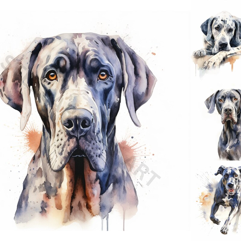 Great Dane Art - Etsy