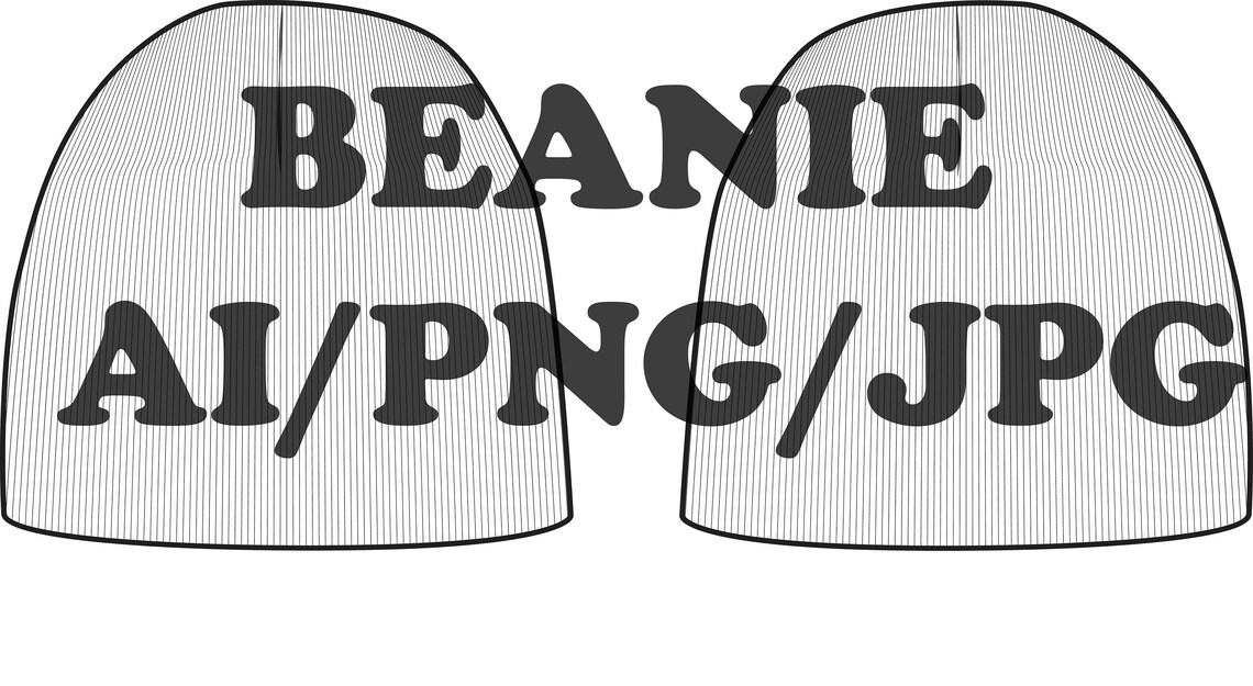 Beanie Vector Templates - Etsy