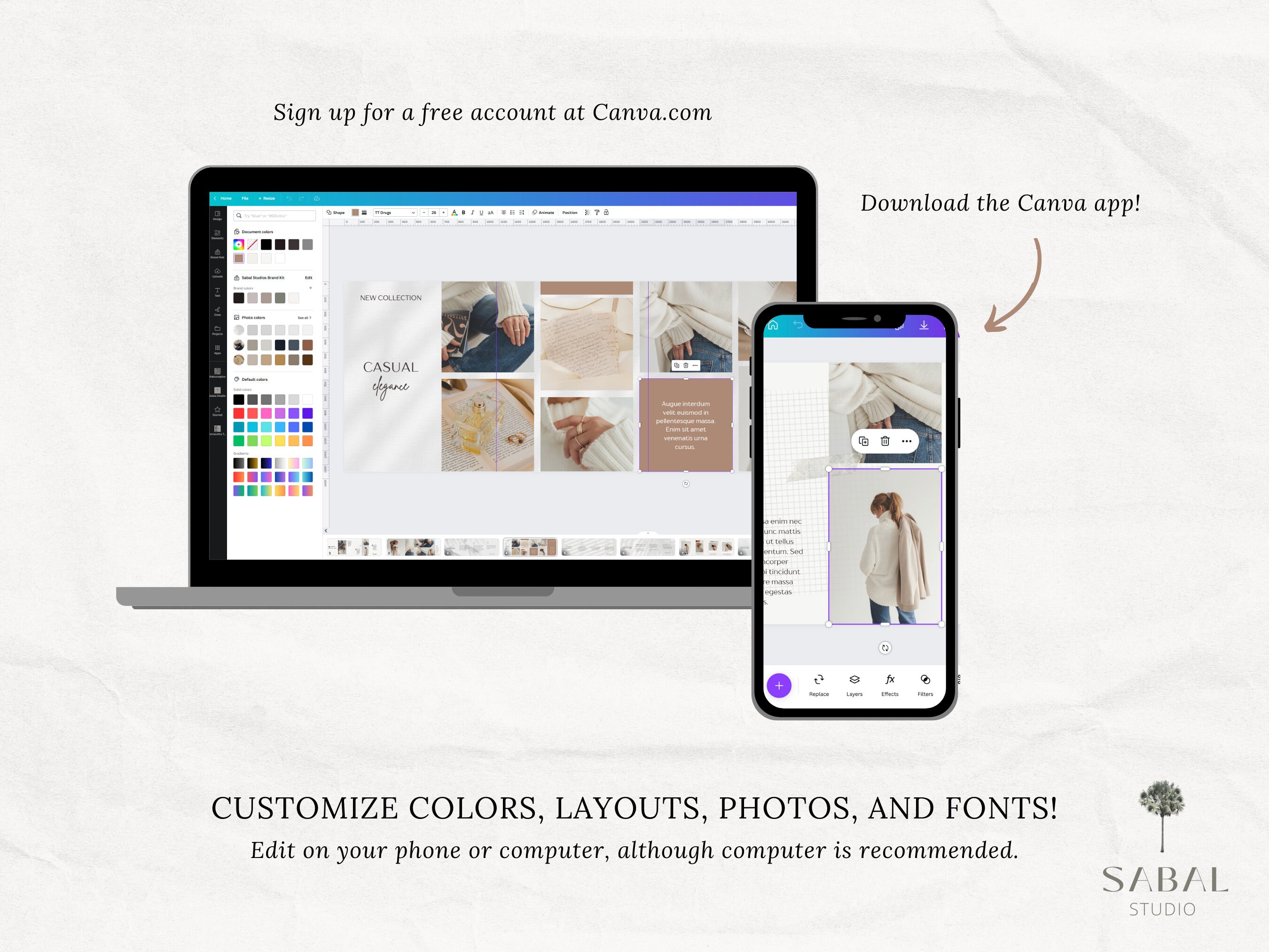Instagram Carousel Templates - Canva Social Media Templates - Aesthetic ...